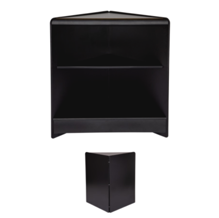 Self-assembly Triangle Corner Unit – Crown Display UK