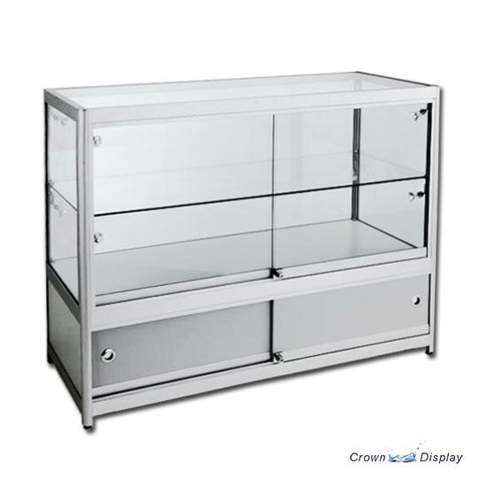 Aluminium Deluxe Showcase with Lighting – Crown Display UK