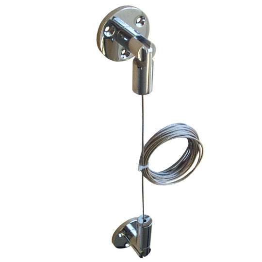 Wall-Floor-Ceiling Sign Hanging Cable Kit in a Satin Finish (7237010 ...