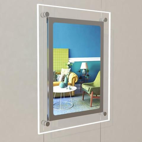Portrait LED Light Window Pocket Display Kit Single A4 (6200015 ...