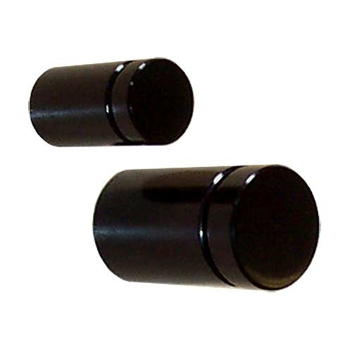 Aluminium Flat Head Standoff BLACK 13mm x 19mm (7233521) – Crown Display UK