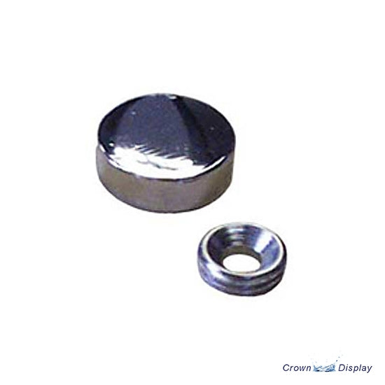 Chrome Screw Head Covers 12mm (7238110) – Crown Display UK