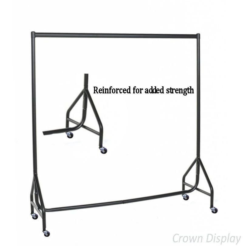 Super Robust Garment Rail (x2) – Crown Display UK