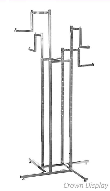 4 Way Stepped Arm Rail – Crown Display UK