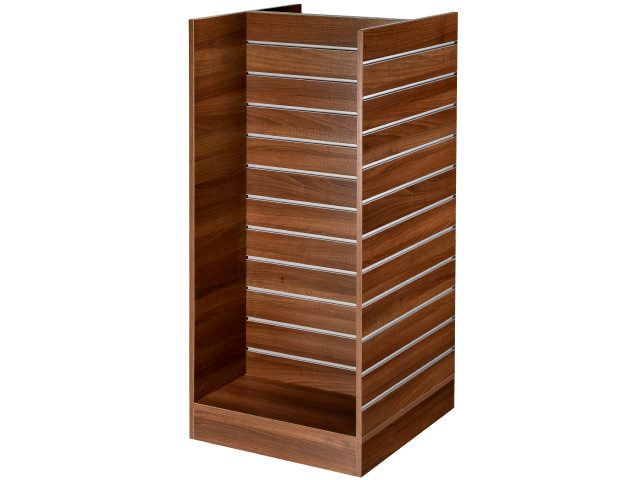Crown Display Small Slatted H Gondola Display Unit – Crown Display UK